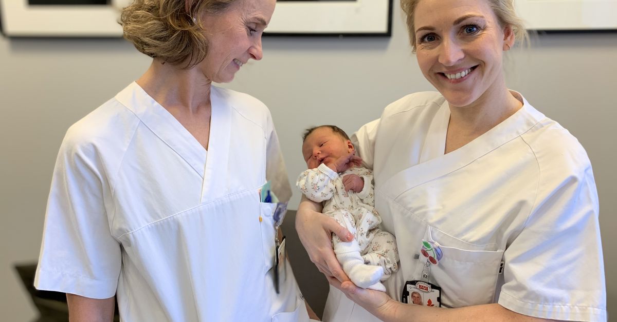 Kalnes med nytt stempel som mor-/barn-vennlig - Sykehuset Østfold HF